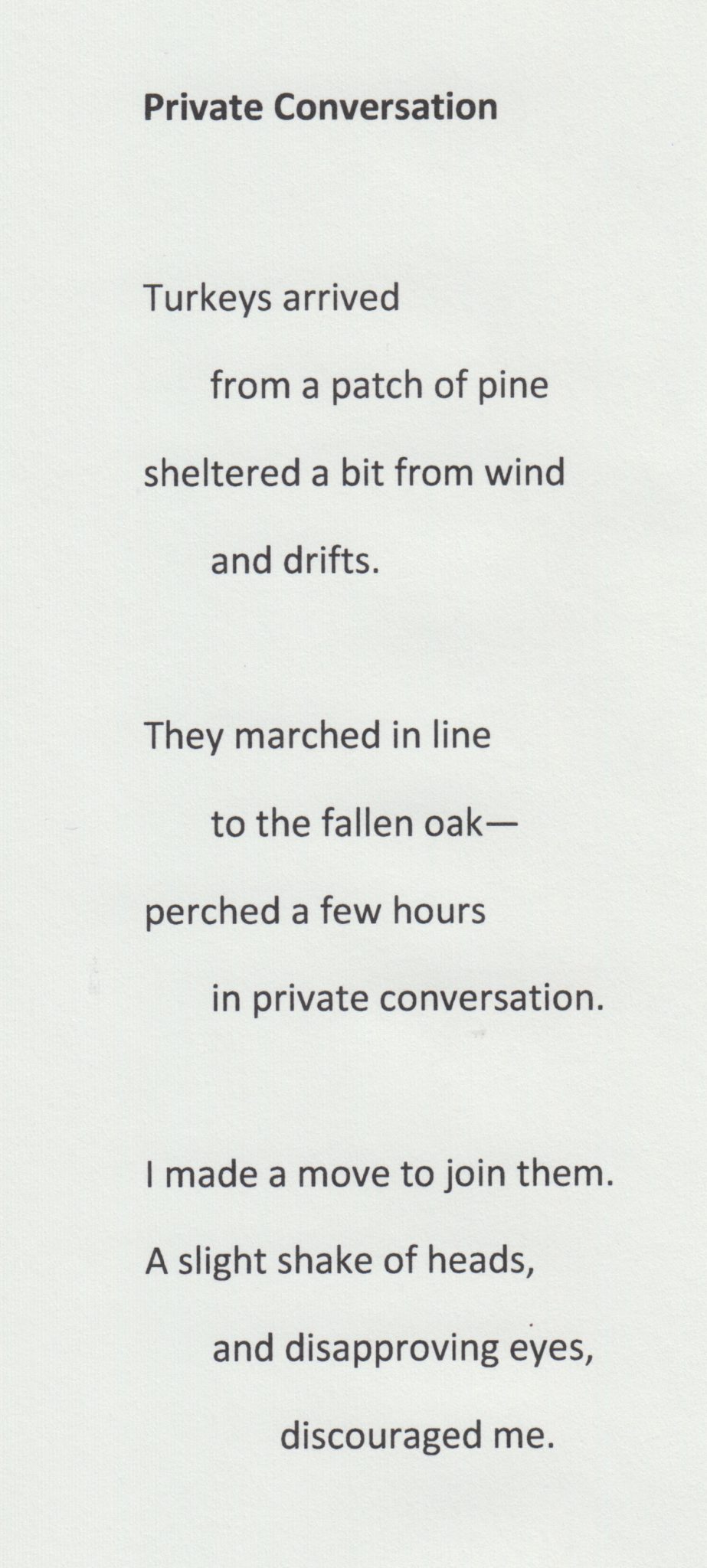 Private Conversation – GHLL